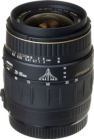Sigma Zoom 28-90mm f/3.5-5.6 Macro Lens (Canon) - CeX (UK): - Buy, Sell, Donate